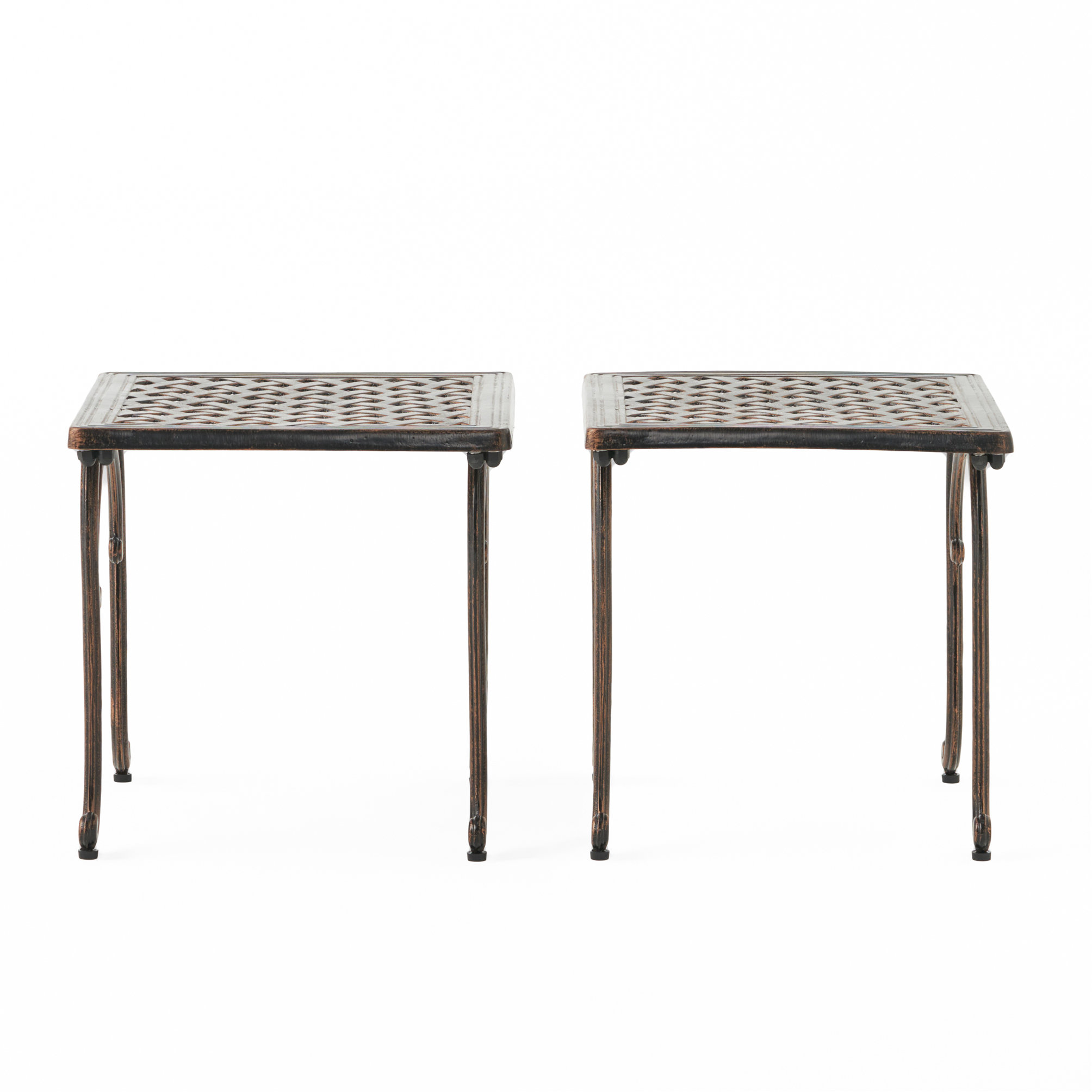Wildon Home® KD CAST END TABLE [SET OF 2 PCS] | Wayfair